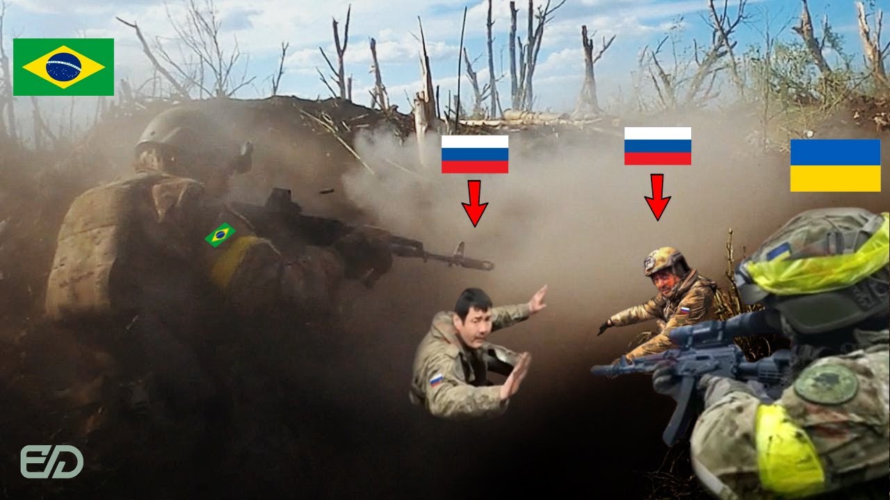 Elite Brazilian and Ukrainian Troops Storm Russian Trenches in Fierce ...