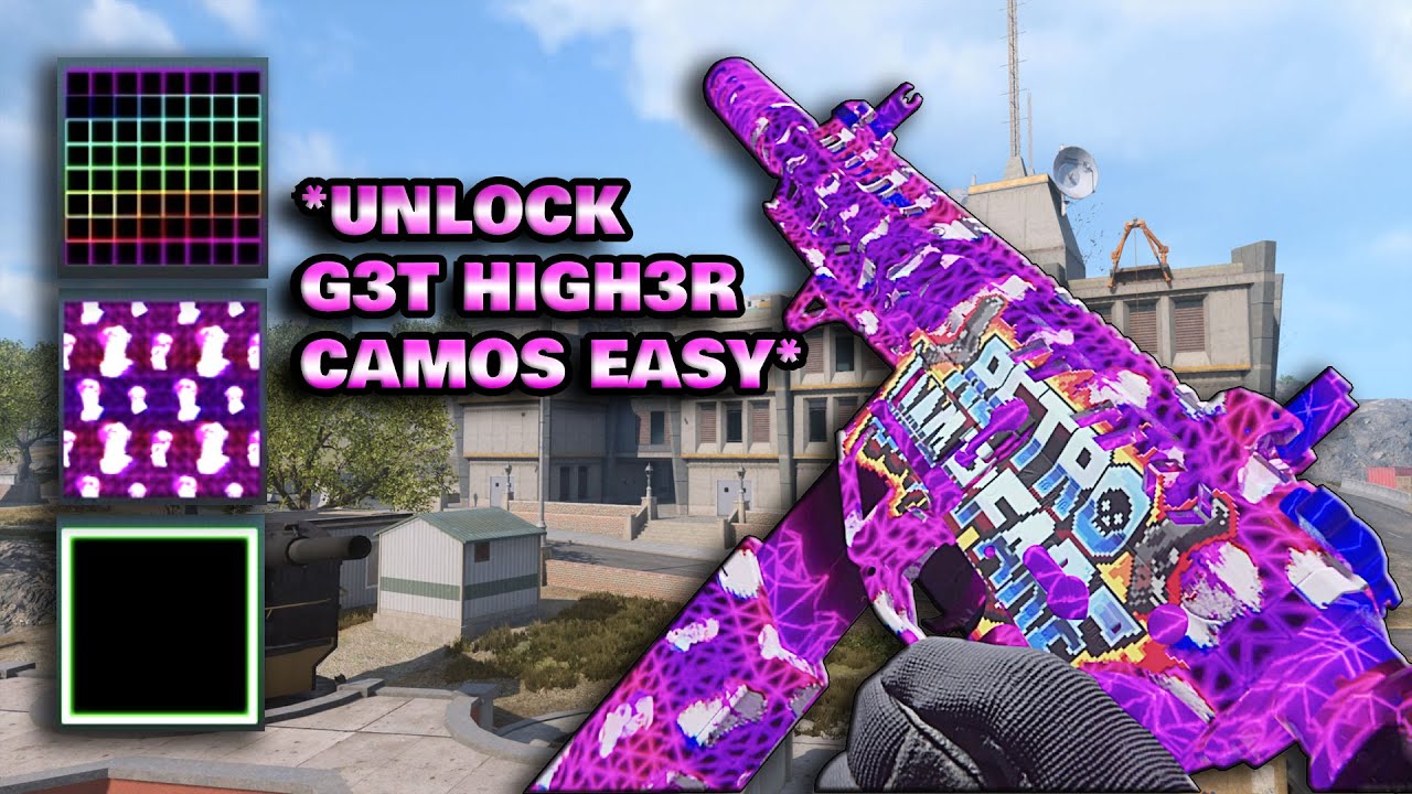 How to UNLOCK ALL ANIMATED G3T HIGH3R CAMOS FAST! (All Coin Locations ...