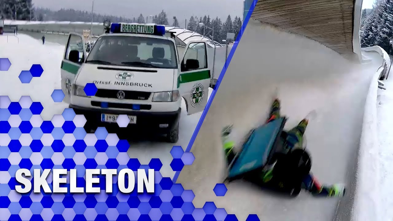 Skeleton: James Argent Crashes Out | The Jump - YouTube