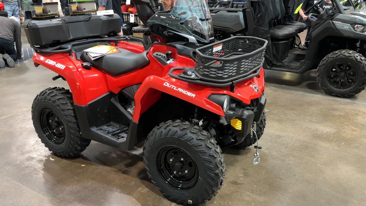 Adventure Ready ! 2023 Can Am Outlander 450 Accessorized - YouTube