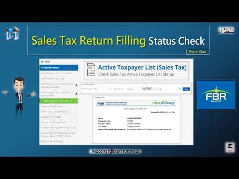How to check Sales Tax Return Filling Status Online on FBR | Why to check Sales Tax Return Status