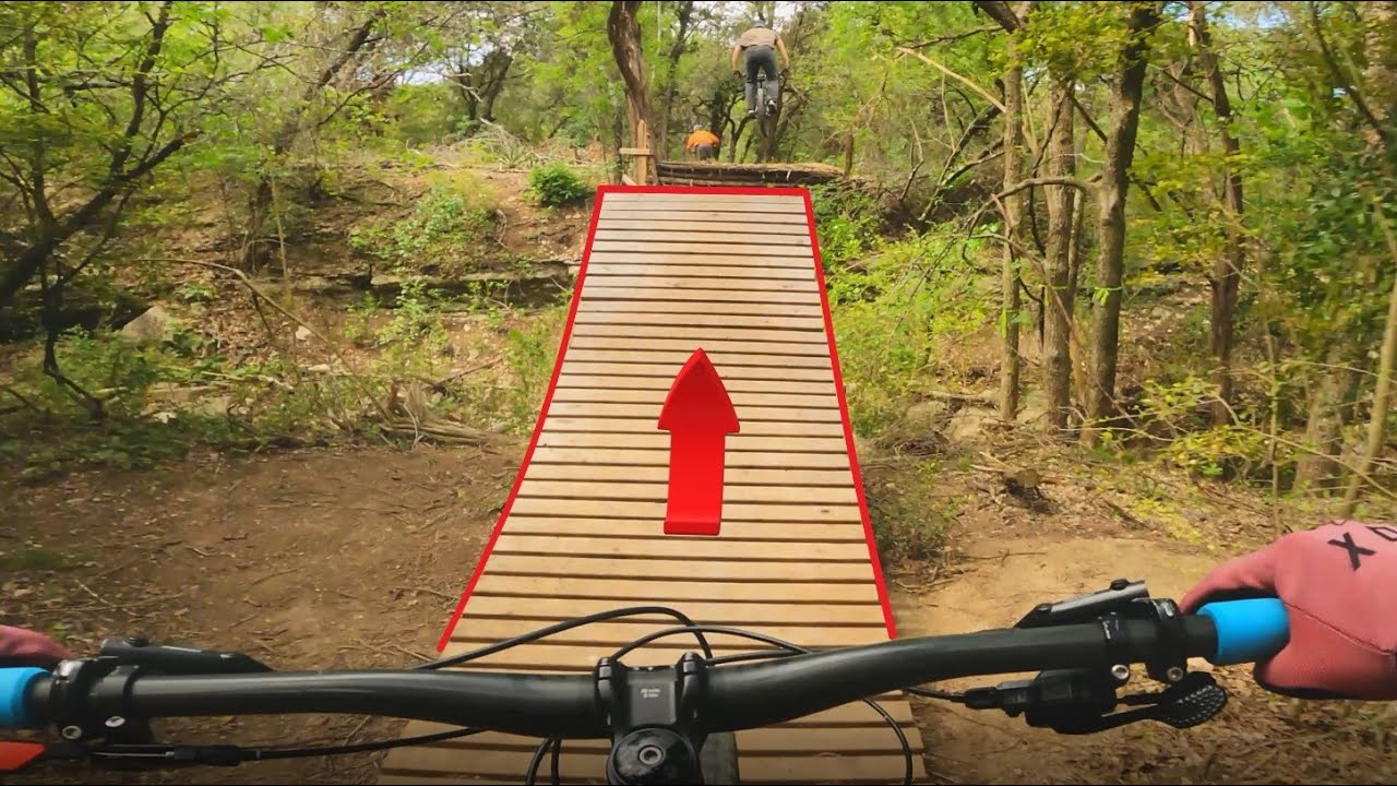 The biggest gap jump I've ever hit! | Austin, TX MTB - YouTube