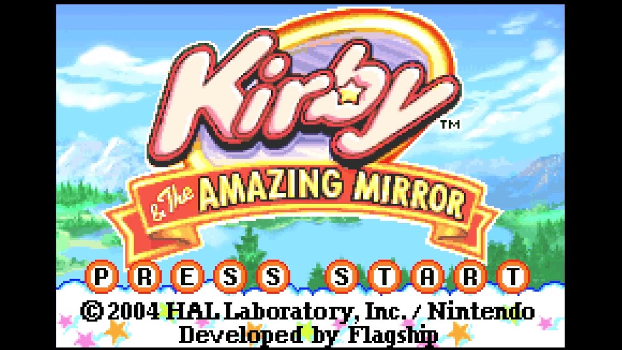 Kirby & The Amazing Mirror Title Screen (GBA) - YouTube