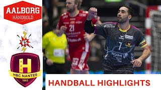 handball highlights Aalborg Håndbold vs HBC Nantes champions league ...