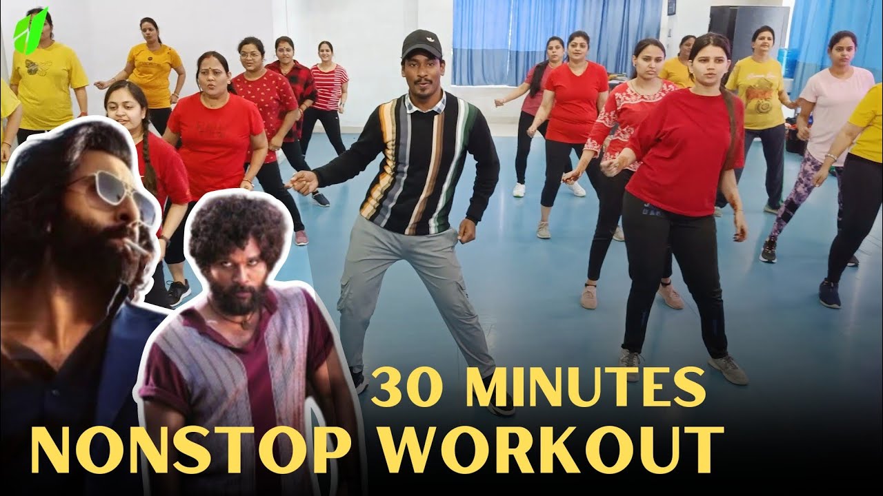 Bollywood Zumba Workout Video | Nonstop 30 Minutes Bollywood Workout ...