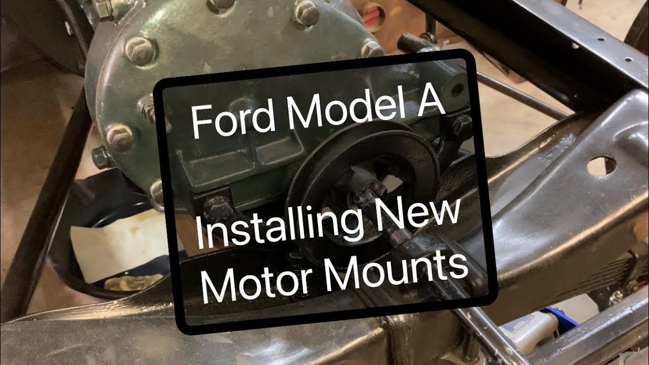 Model A How-to: Engine motor mounts replacement #ford #classiccars #car ...