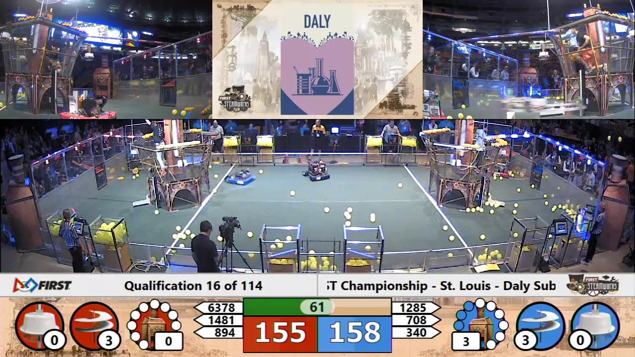 Q16 FIRST Championship St Louis Daly Subdivision - YouTube