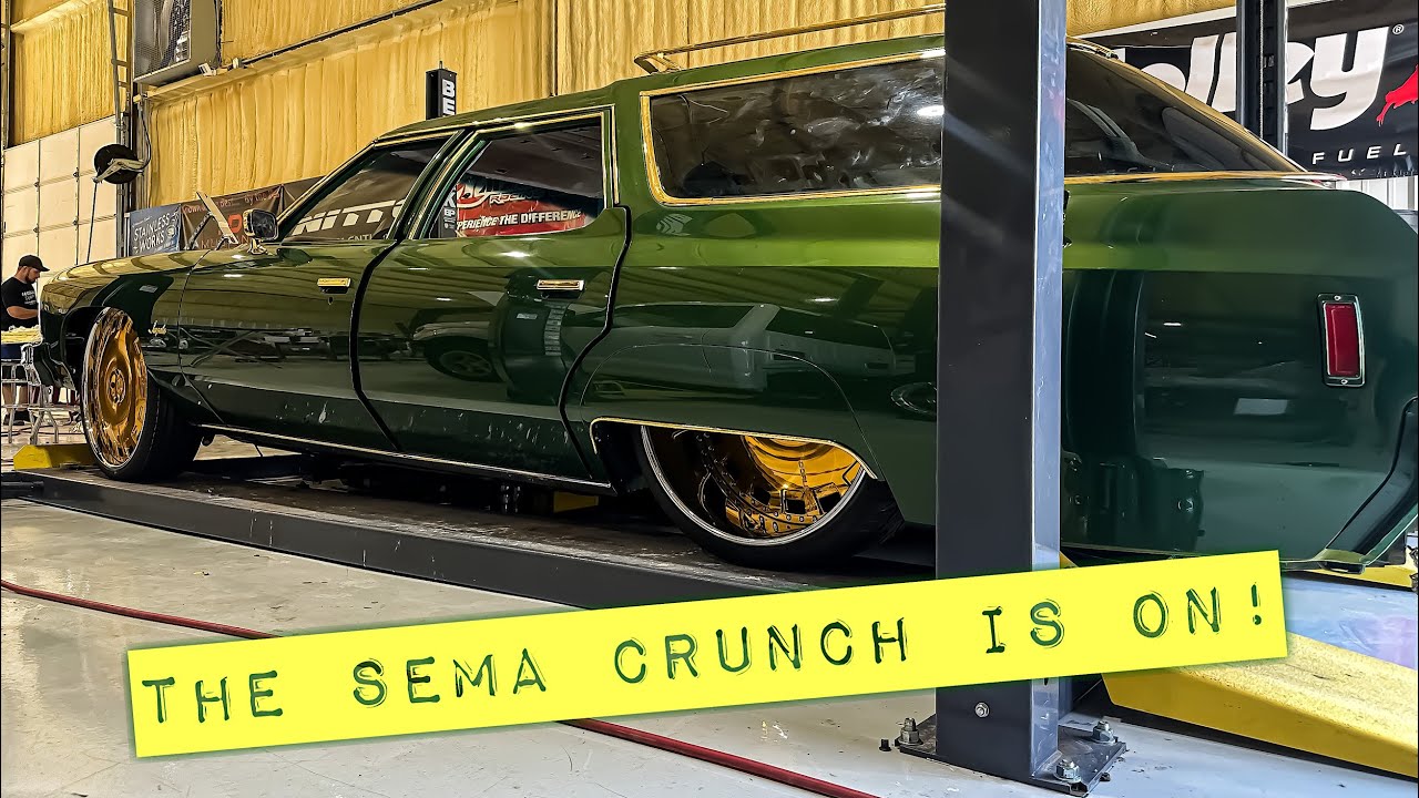 SEMA CRUNCH 2023! Can We Get The Wagon Fired Up Before Leaving For the ...