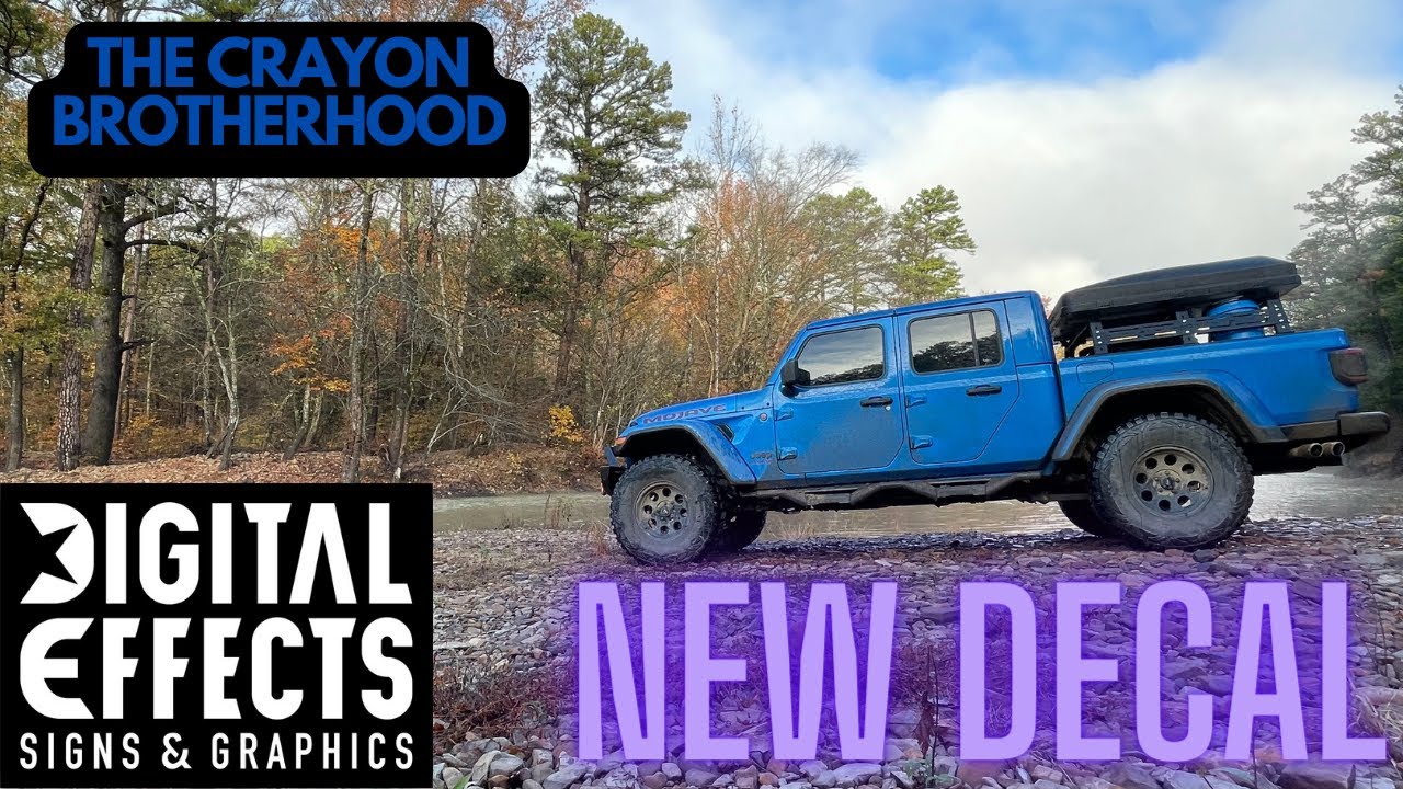 The Crayon Brotherhood decal from Digital Effects. - YouTube