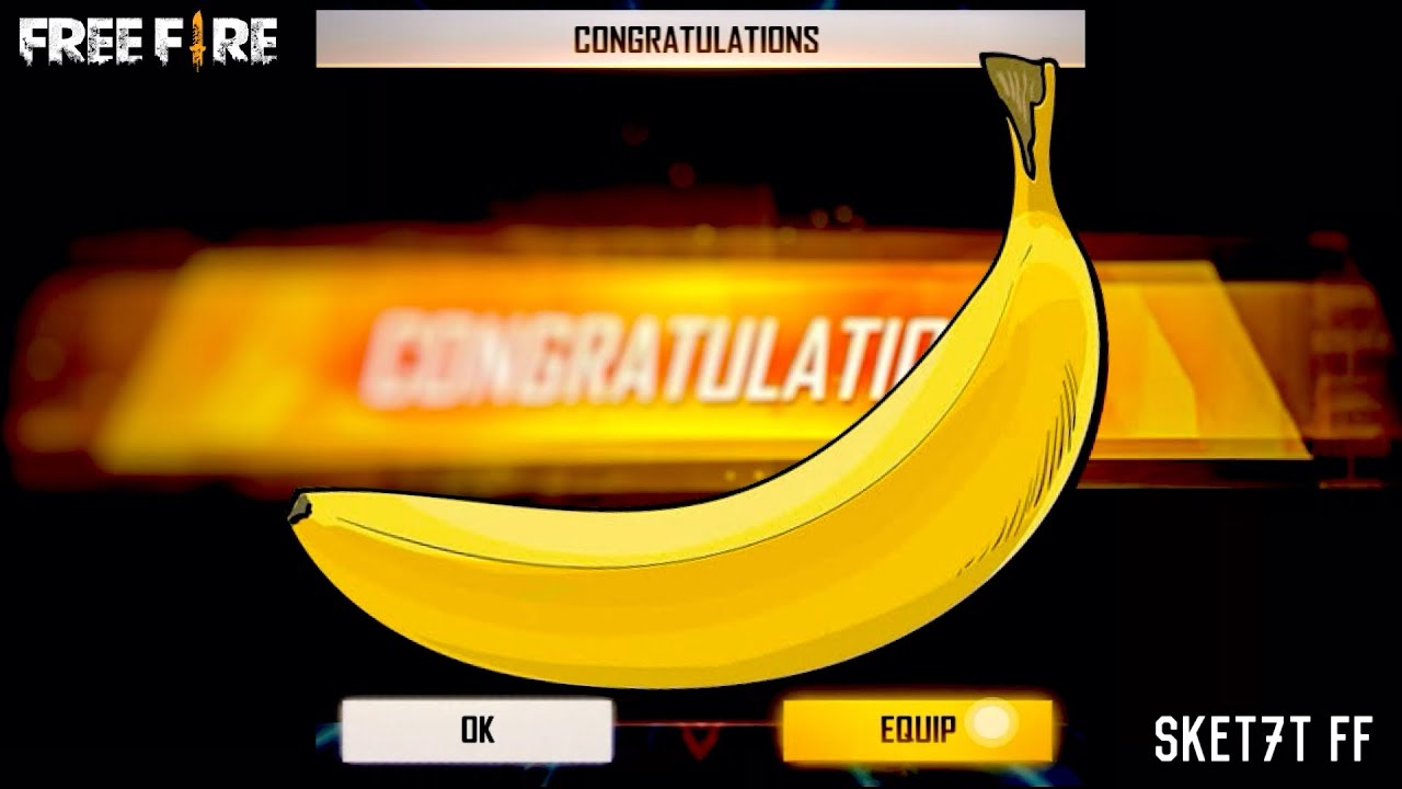 Banana Dagger (KELA🍌) Foodie Top Up Event | Garena Free Fire MAX ...