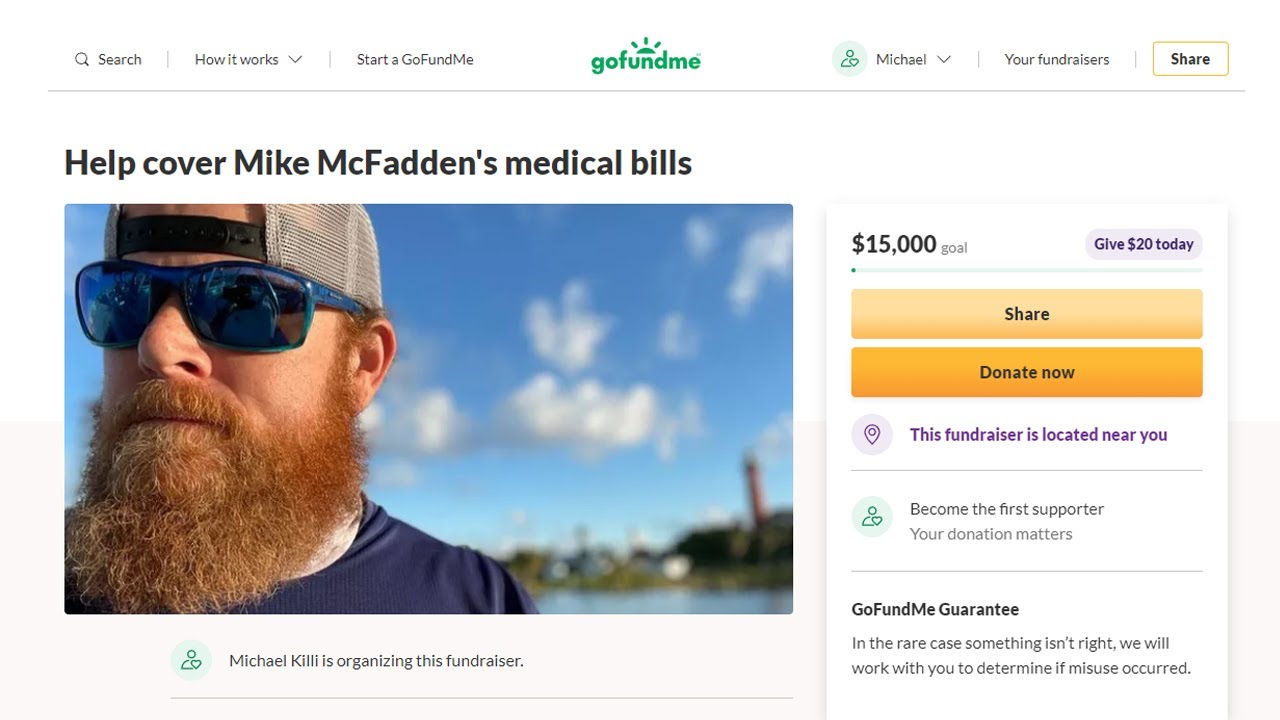 Mike McFadden GoFundMe - YouTube