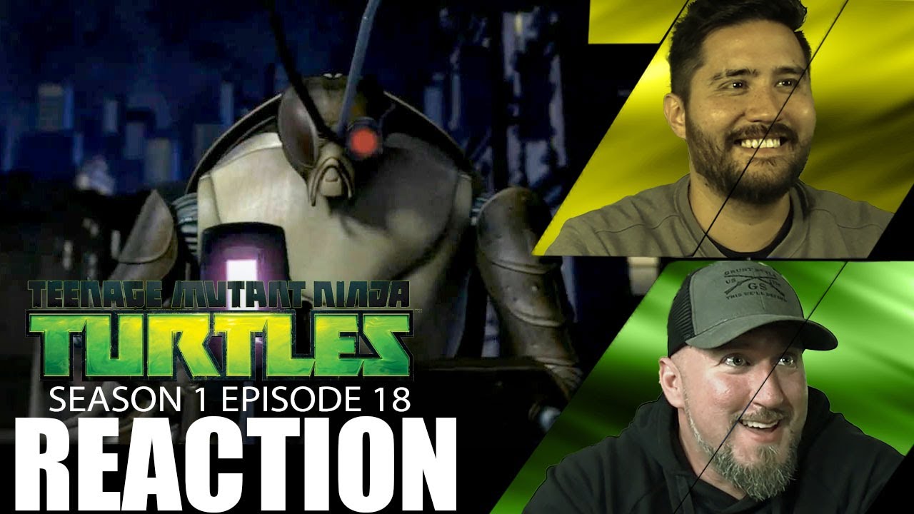 Teenage Mutant Ninja Turtles 1x18 REACTION | "Cockroach Terminator" - YouTube