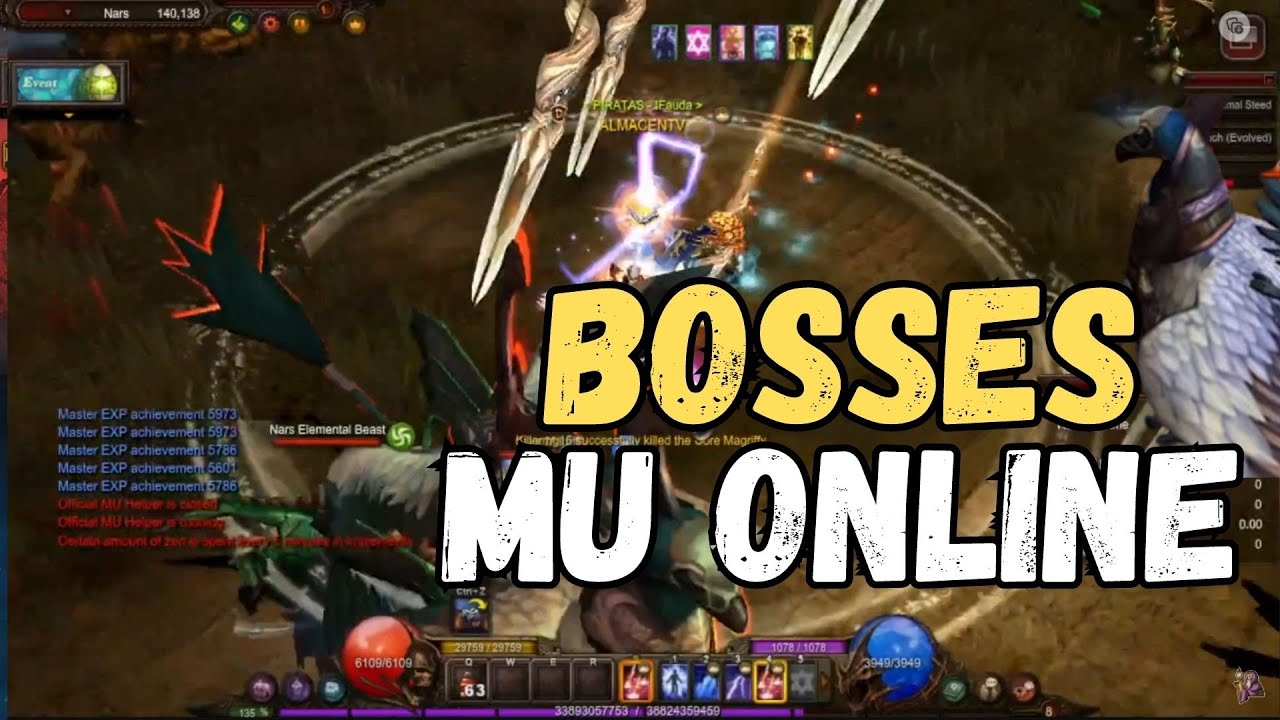 Cazando Bosses: Core Magriffy | Lord Silvester y NUEVO Evento Golden Colossus - MU ONLINE - YouTube