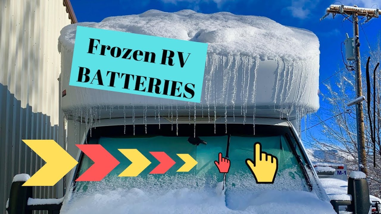 Frozen Rv Batteries Replacement, One week life in Sierra Mountains in ...