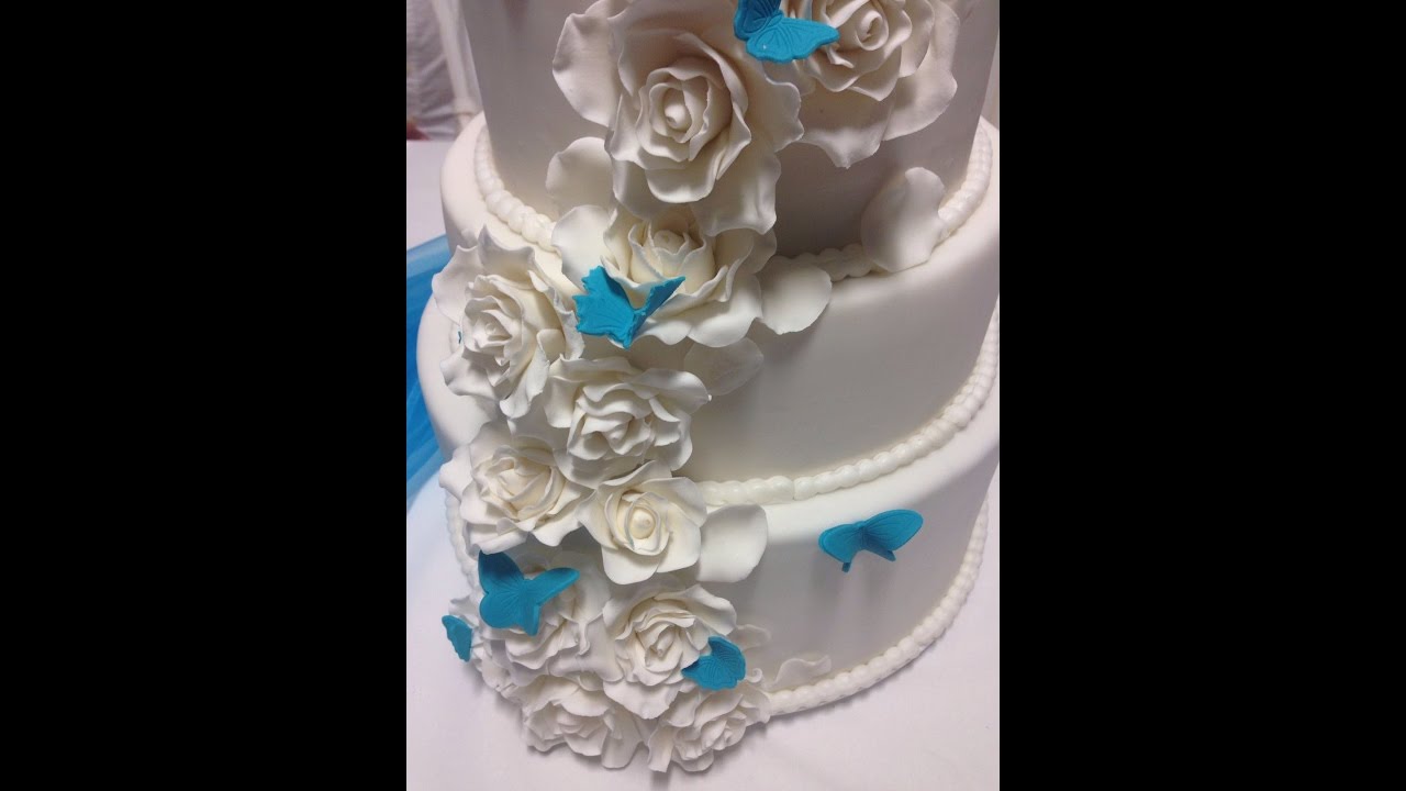 Rosen aus Blütenpaste modellieren/ 2 Varianten - YouTube