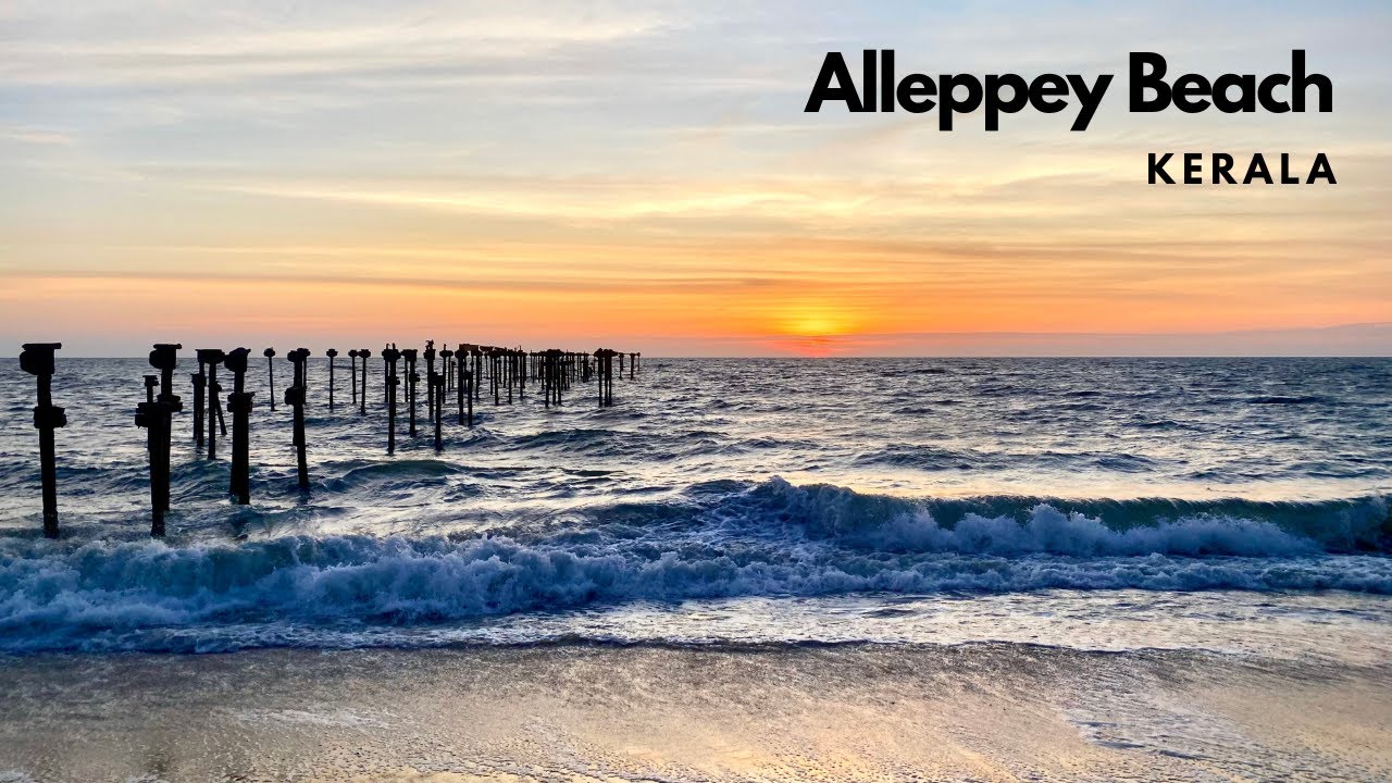 Alleppey Beach | Alleppey Tourist Places | Alappuzha | Kerala | 4K ...