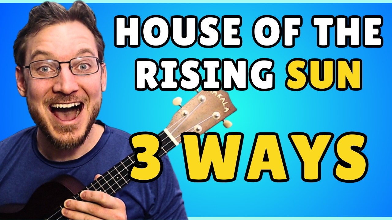 House of the Rising Sun Ukulele Play Along Tutorial! - YouTube