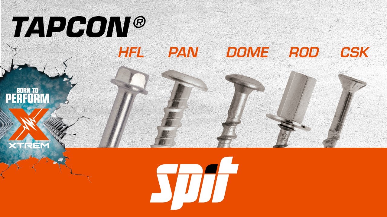 SPIT TAPCON XTREM, anclajes de alto rendimiento para hormigón - YouTube
