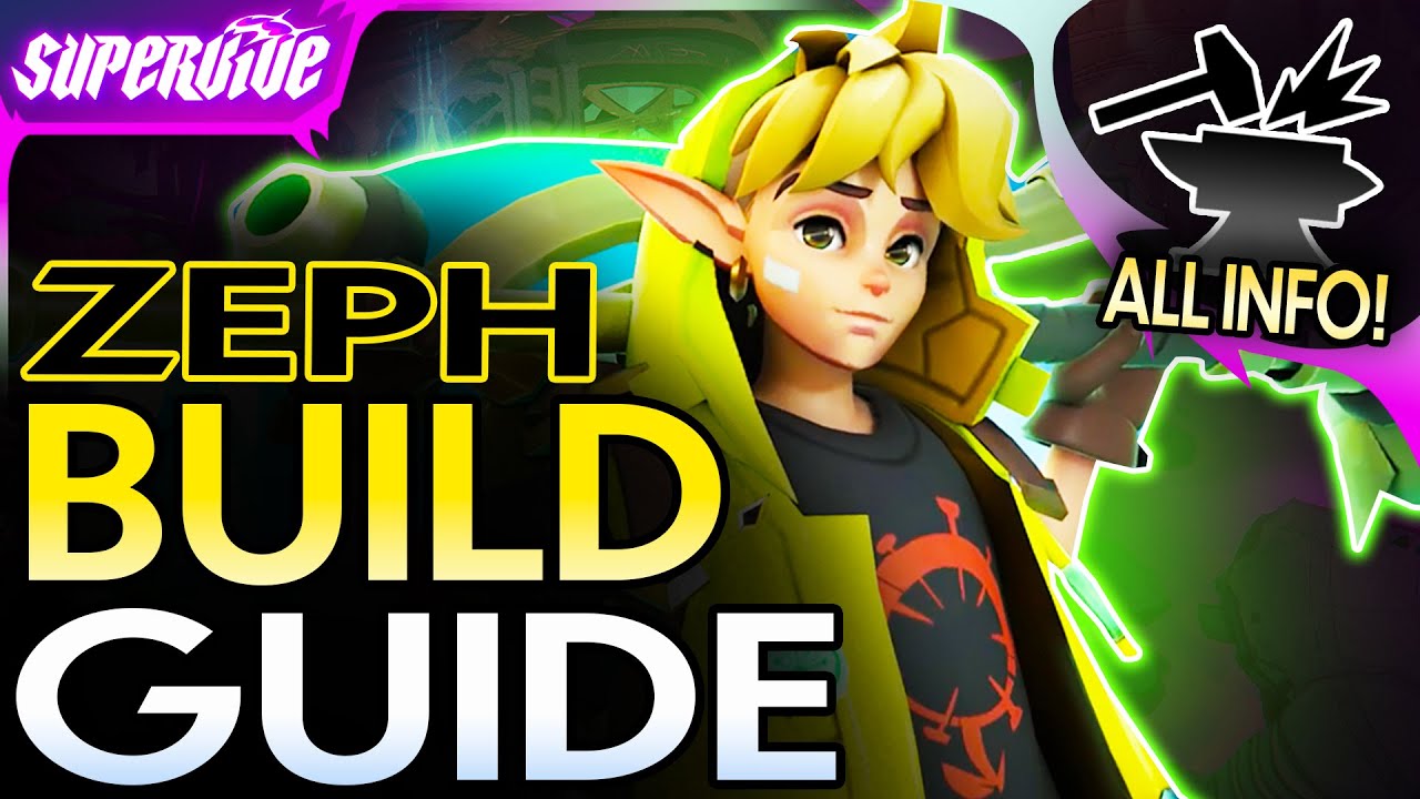 RANK 1 PEAK ZEPH BUILD GUIDE! - EQUIPMENT! ABILITY ORDER! POWERS! || SUPERVIVE - YouTube