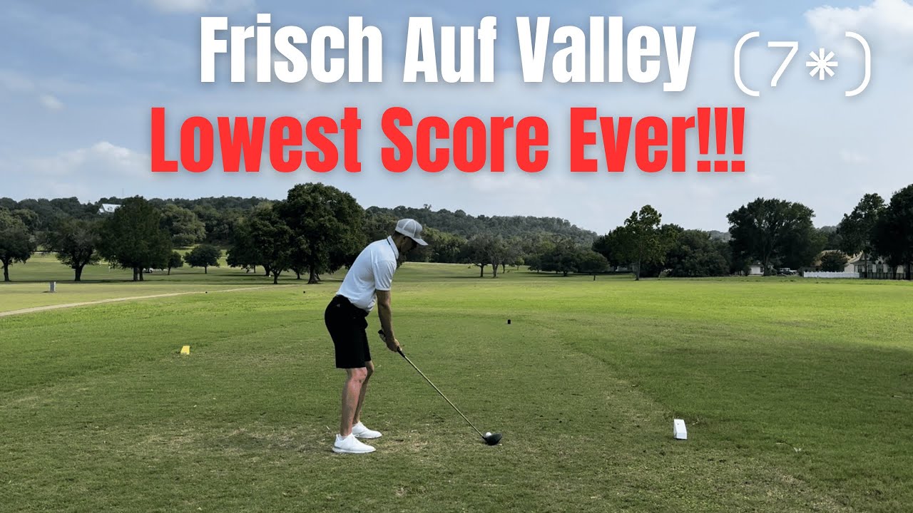 @LJD_Golf takes on Frisch Aug Valley CC. NEW RECORD SCORE!!! - YouTube