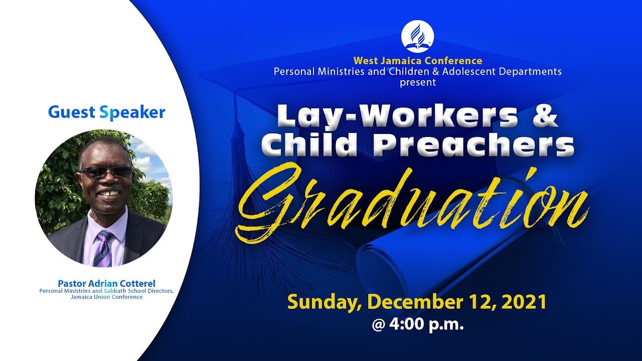 Lay-Workers and Child Preachers Graduation || Pastor Adrian Cotterell ...