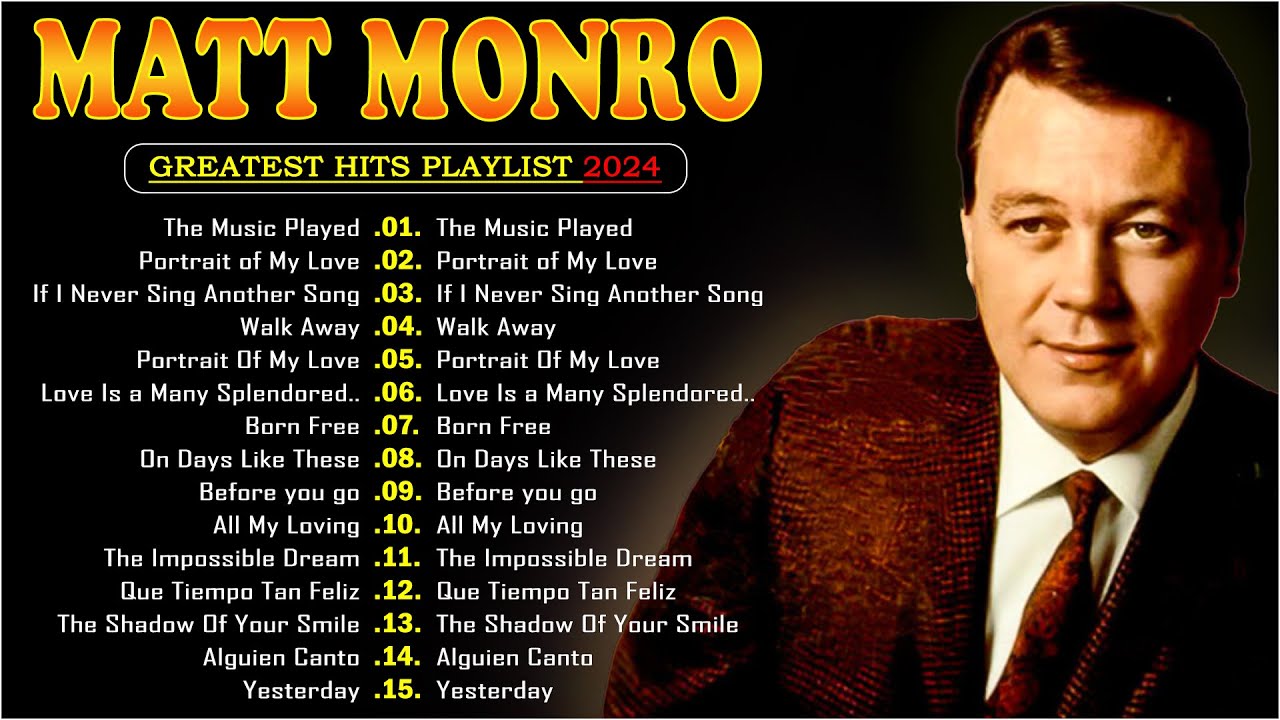 Matt Monro Greatest Hits 202📀 Best Songs of Matt Monro Playlist ...