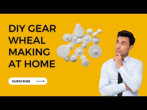 "DIY Gear Wheel: Learn how to create your own gear wheel at home # ...