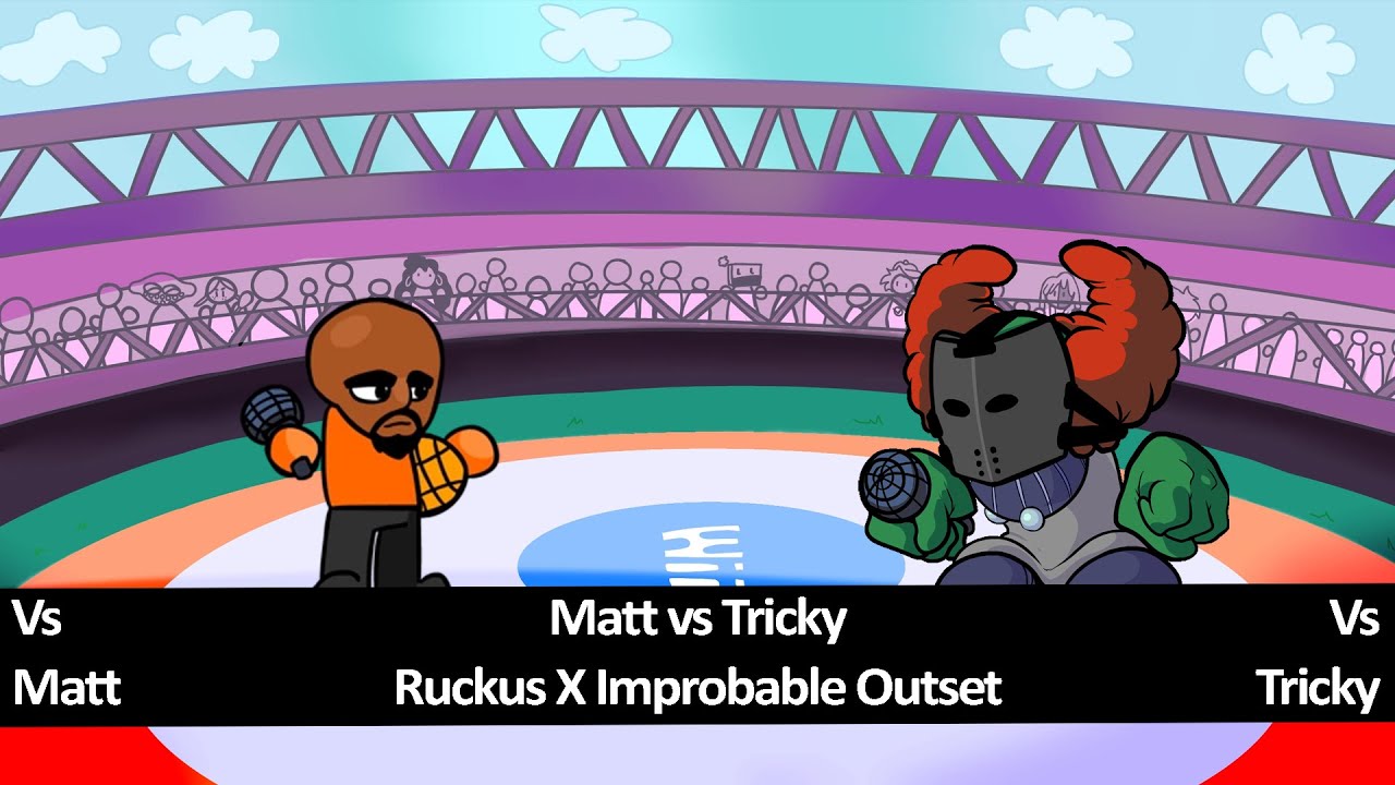 [FNF Mashup] Matt vs Tricky | Ruckus X Improbable Outset - YouTube