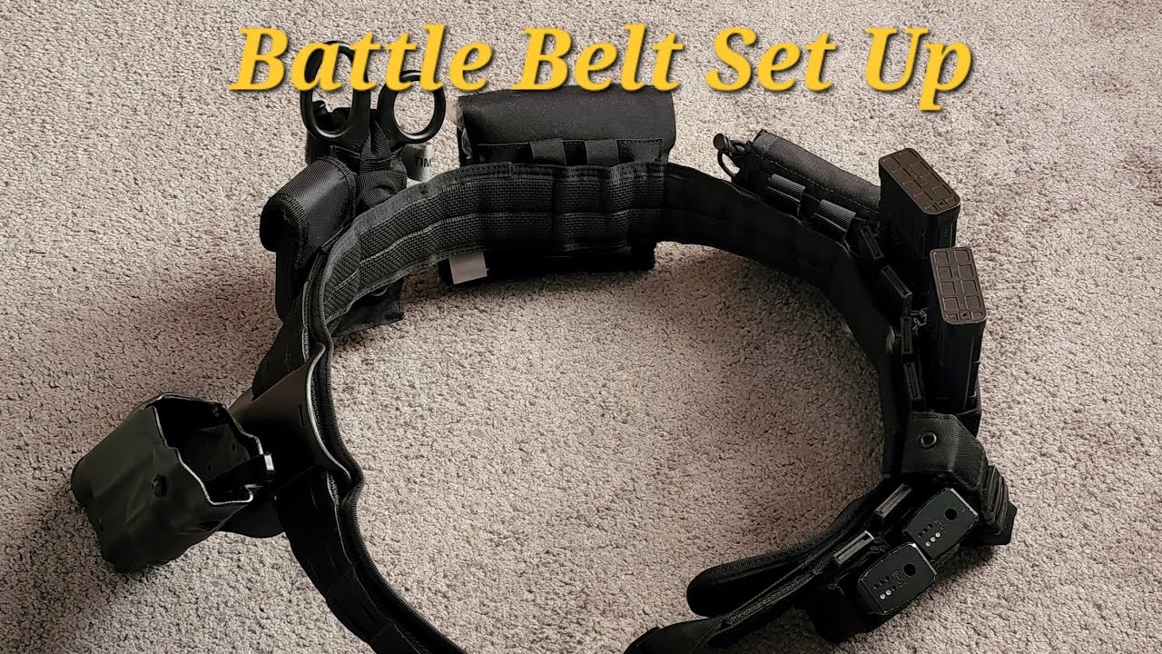 My Battle Belt Set Up (Perfect For a Minute Man Use) - YouTube