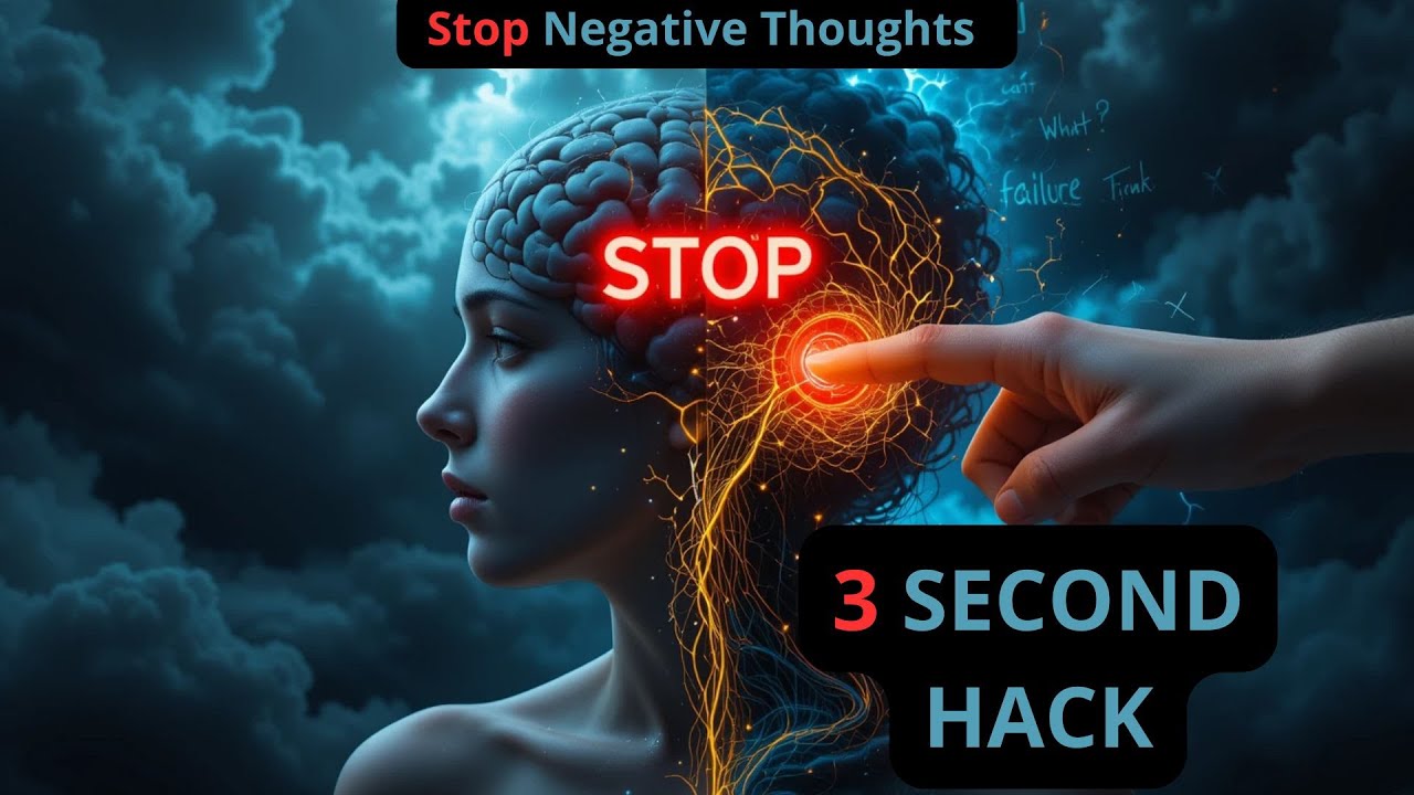 Negative Thoughts? The 3-Second Brain Hack to STOP Them (Works ...