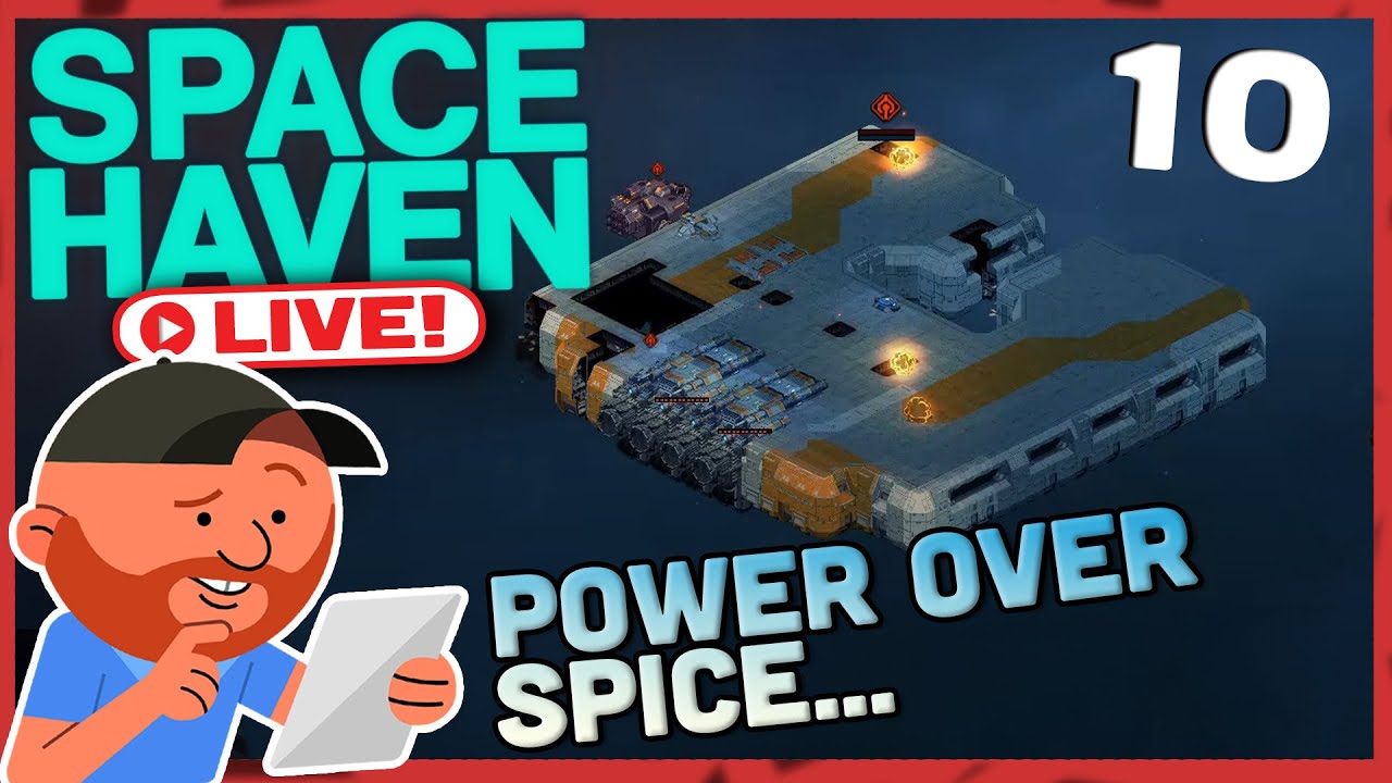 Space Haven [LIVE🔴] S10 E10 | Follow Her, She Will Show You Paradise | Space-ship Building Sim ...