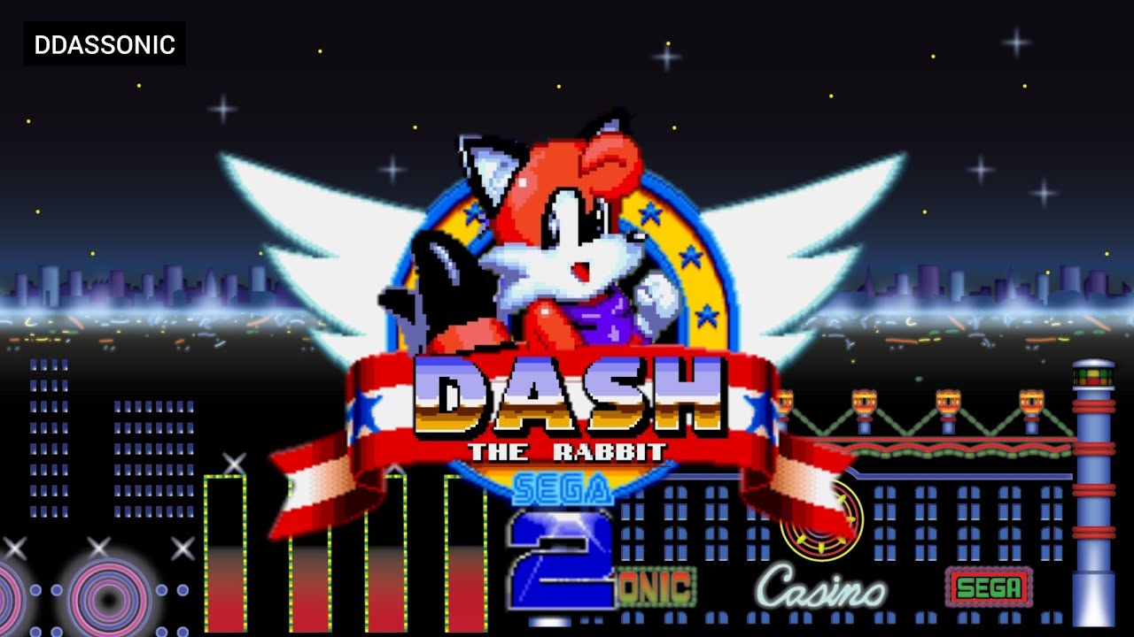 Dash The Rabbit 2 - Bolt | Sonic Hack Longplay - YouTube