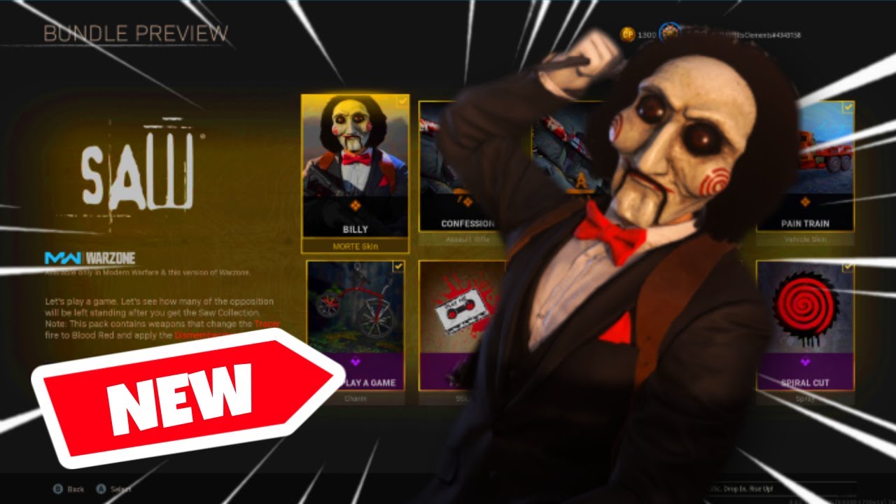 SAW BUNDLE IS BACK IN WARZONE! How to Unlock 'JIGSAW' Bundle Skin in ...