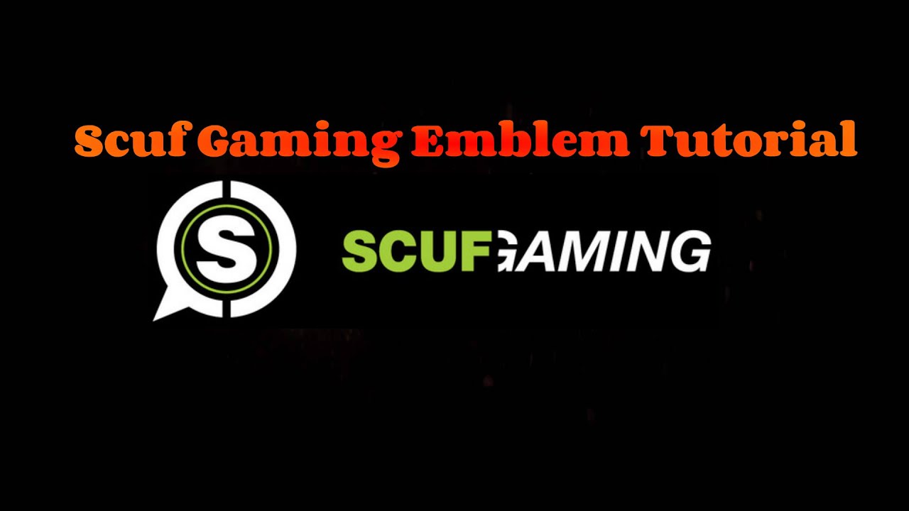 Black Ops 3 Scuf Gaming Emblem Tutorial - YouTube