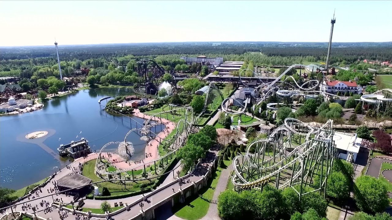 Las montañas rusas más grandes en parques de Alemania - HeydePark - YouTube