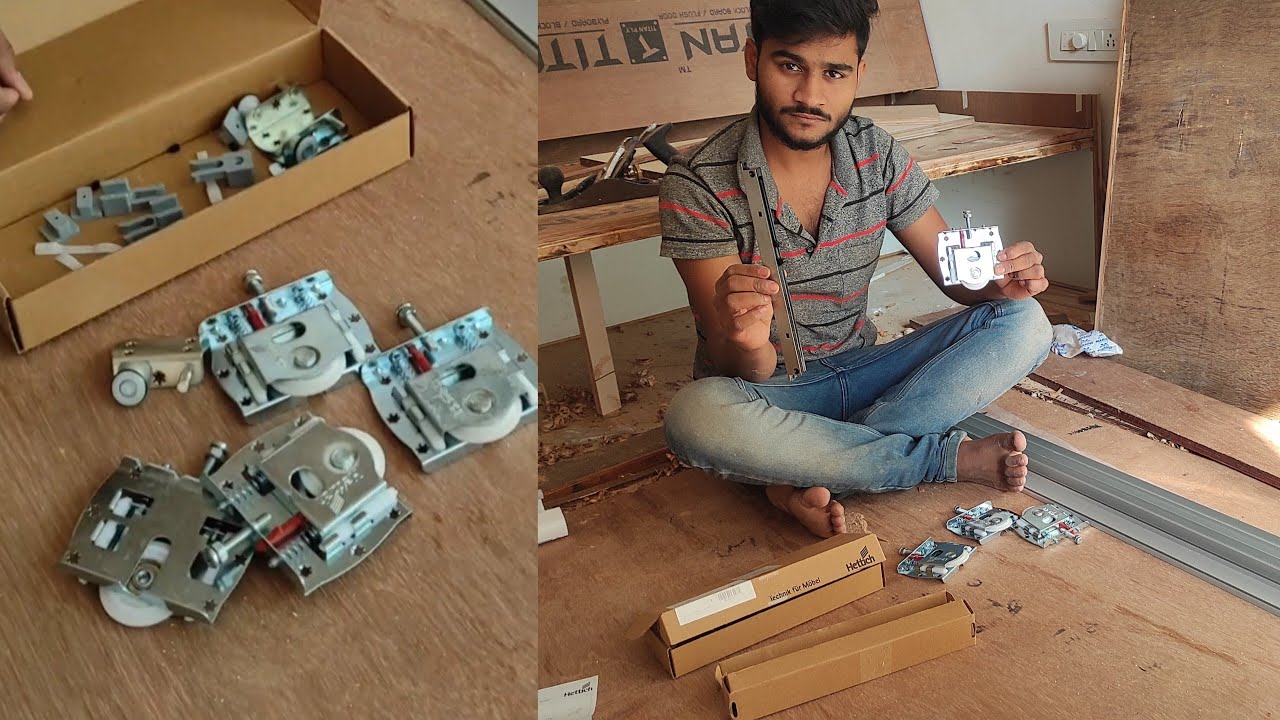 Sliding wardrobe soft close fitting | Soft close sliding channel for ...