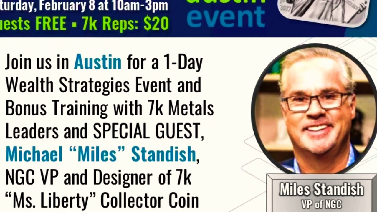 NGC's Michael Miles Standish's Talk at AUSTIN Texas Wealth Strategies ...