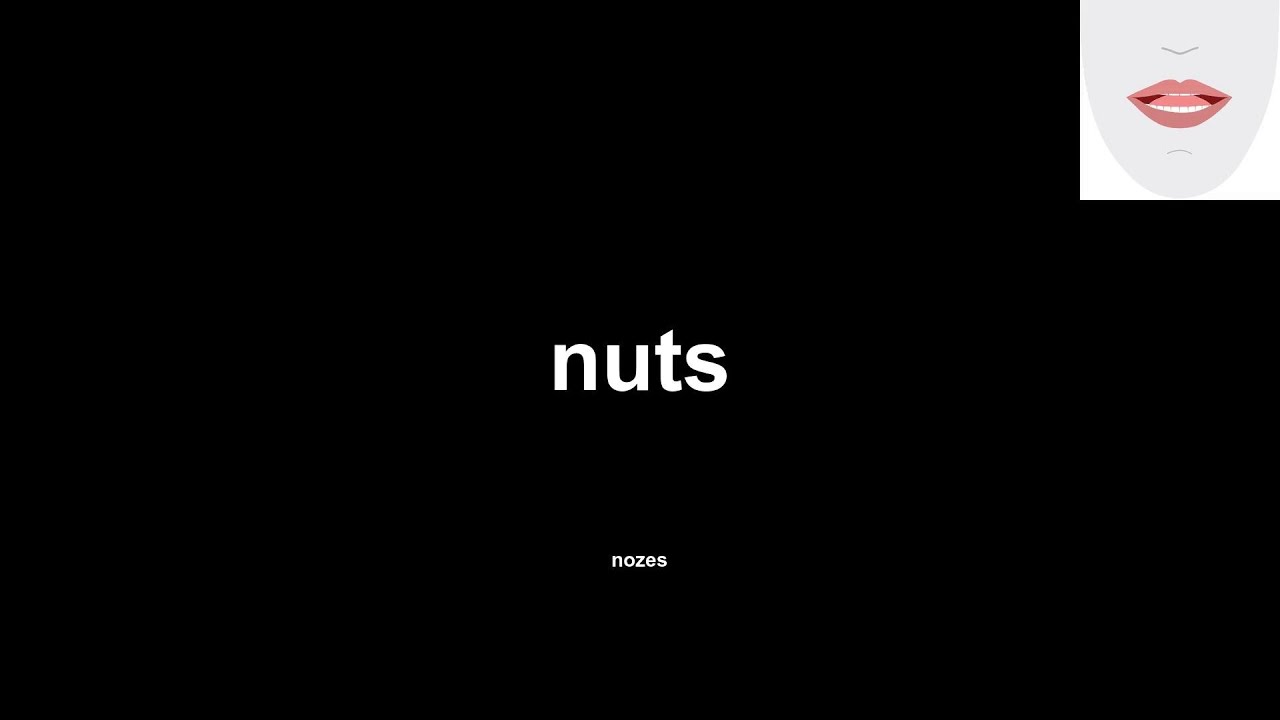 nuts (nozes) How to Pronounce and definitions - YouTube