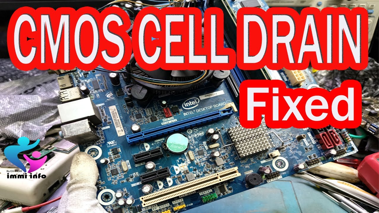 Intel DH55TC RTC CELL DRAIN PROBLEM FIXED - YouTube