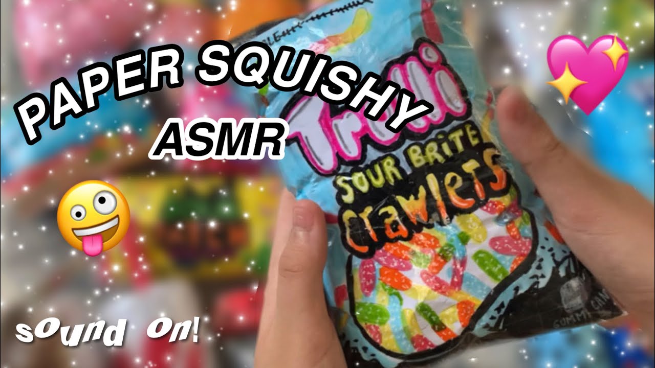 PAPER SQUISHY ASMR (sound on) | Selina Paper Squishies - YouTube
