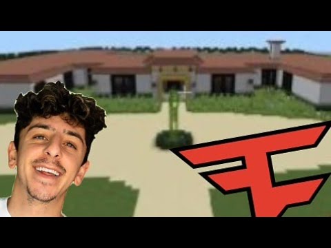 I built Faze rugs old house in minecraft - YouTube