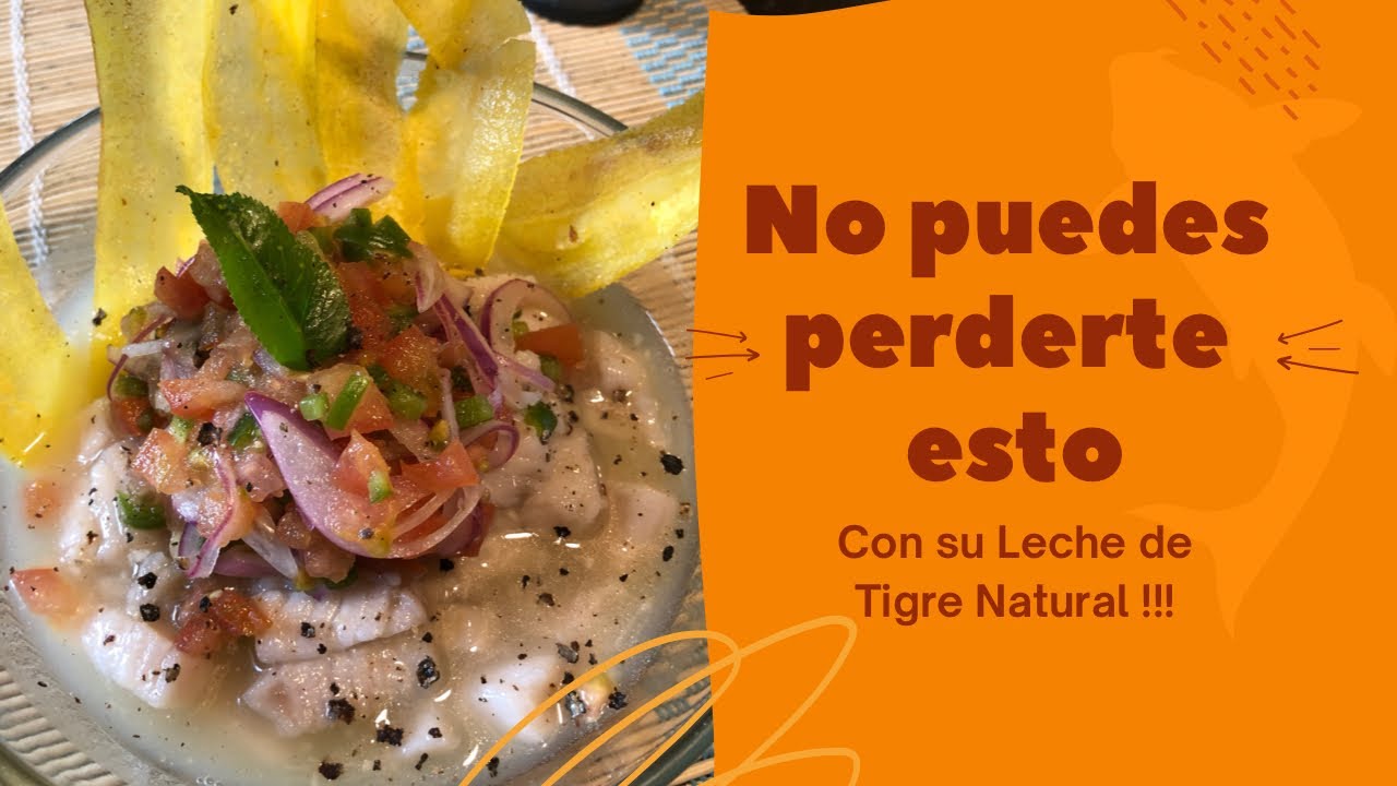 Ceviche de Pescado Cocido en Limón [Receta completa] - YouTube