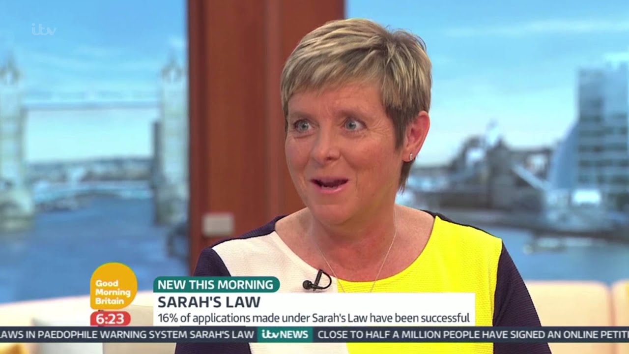 Sarah's Law - Sharon Girling | Good Morning Britain - YouTube