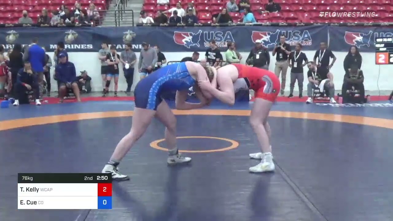 76 Kg 5th Place - Tristan Kelly, Army (WCAP) Vs Emily Cue, Colorado ...