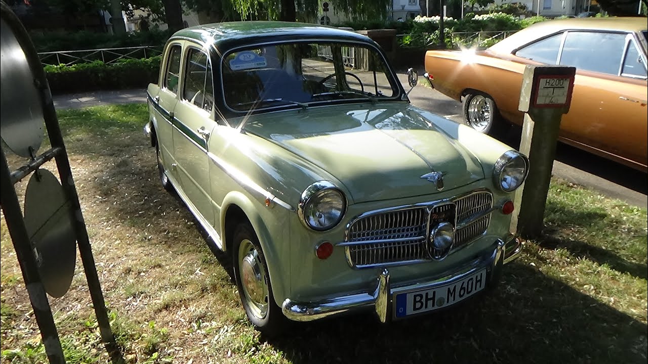 1959 - NSU Fiat Neckar - Oldtimer Meeting Baden-Baden - 2015 - YouTube