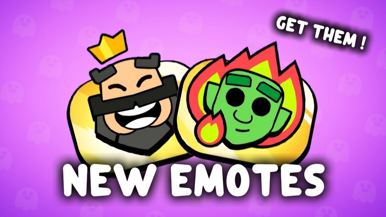 How to get New clash royale emotes in Brawl stars !? - YouTube