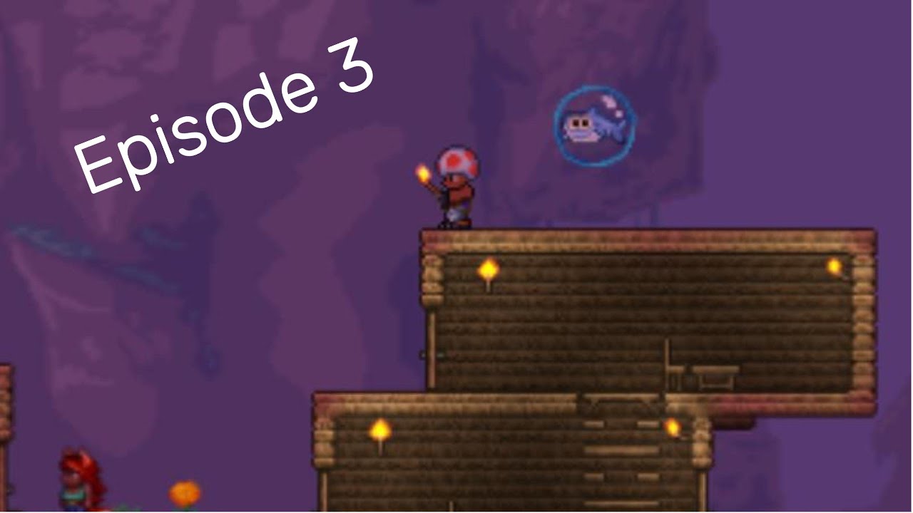 Terraria Lets Play - No Commentary - Episode Three: Evil and NPCs - YouTube