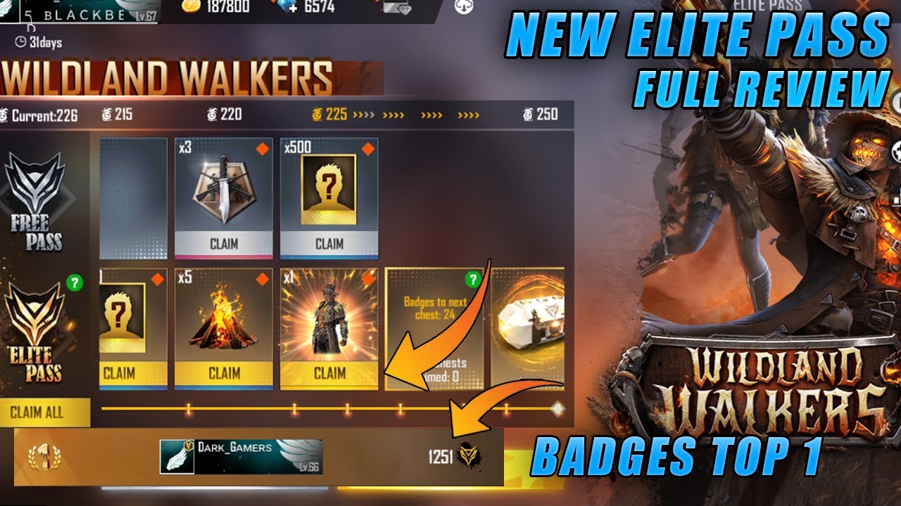 Free Fire New Elite Pass Full Review | Season 39 Elite Pass Free Fire ...