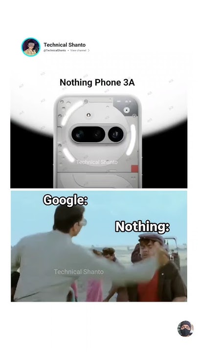 Nothing Phone 3a 🙃 #memes #vivo #iphone #technicalshanto - YouTube