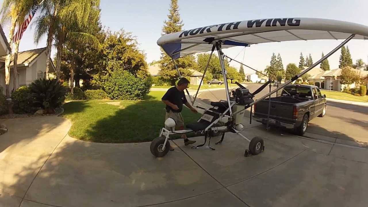 One Finger Set Up Of The Sabre Trike Ultralight Flying Machine.wmv ...